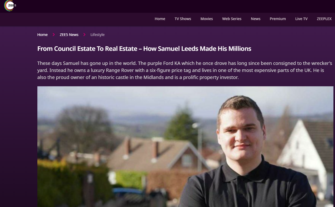 From Council Estate To Real Estate – How Samuel Leeds Made His Millions ...